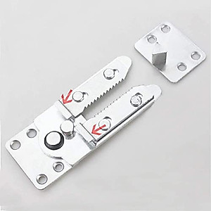 Sectional Sofa Connector, Tiberham 2 Pcs Snap Style Couch Sofa Clips Furniture Connector, Heavy Duty Metal Snap Interlocking Clip Connecting Bracket