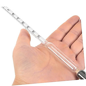 ULTECHNOVO Hydrometer Liquid Tester for Liquid Measuring Tools Mud Making Supplies Liquidometer Liquid Meter Liquid Measuring Device Petroleum Meter Petroleum Making Tool Measure Tool Glass