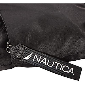 Nautica womens Diver Nylon Small Crossbody Bag Purse With Adjustable Shoulder Strap Cross Body, Black, One Size US