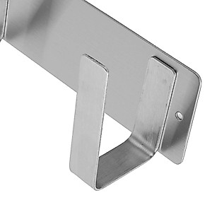 Pot Lid Rack Holder Stainless Steel Pot Lid Organizer Wall Mounted Design Pan Lid Organizer Cutting Board Holder for Place Pot Covers, Cutting Boards,Bakeware Dish Plate,Serving Trays(7.9*3.2in)