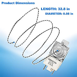 prime&swift 241537103 5304421256 Refrigerator Temperature Control Thermostat Replace AP2151609,PS472524,241537101,5304445058,5304458021