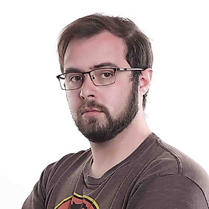 LifeArt Blue Light Blocking Glasses, Anti Eyestrain, Computer Reading Glasses, Gaming Glasses, TV Glasses for Women Men, Anti Glare (Brown, 2.25 Magnification)