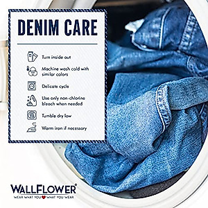 WallFlower Women's Ultra Skinny Mid-Rise Insta Soft Juniors Jeans (Standard and Plus), Lake Pure, 7 Short