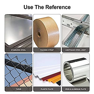 HAUTMEC 10 Inch Aviation Tin Snips Set - Left, Right and Straight Cut, 3 Pack Chrome Vanadium Steel HT0068-SN