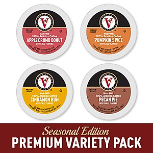 Victor Allen's Coffee Autumn and Sweet & Salty Variety Packs, Medium Roast, 192 Count