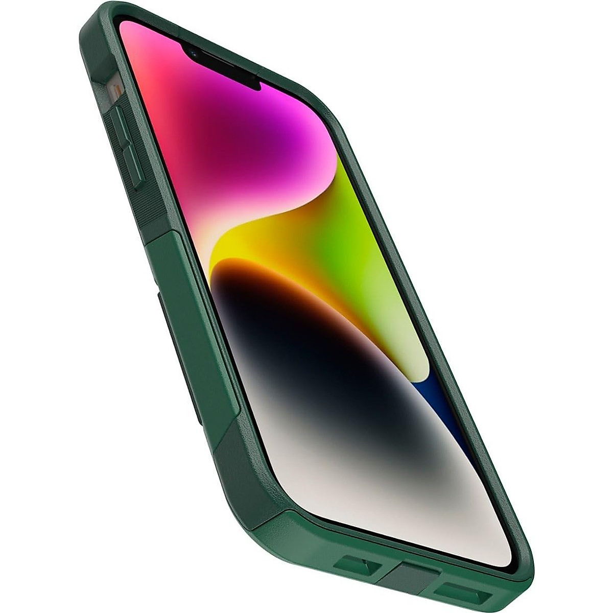 OtterBox iPhone 14 Plus Commuter Series Case - Trees Company (Green), Slim & Tough, Pocket-Friendly, with Port Protection