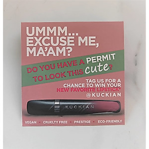 Kuckian Vegan 3x Lip Balms Set - 100% Natural Ingredients - Tinted, Moisturizing, Color Changing, Dancing Funky Vegetables