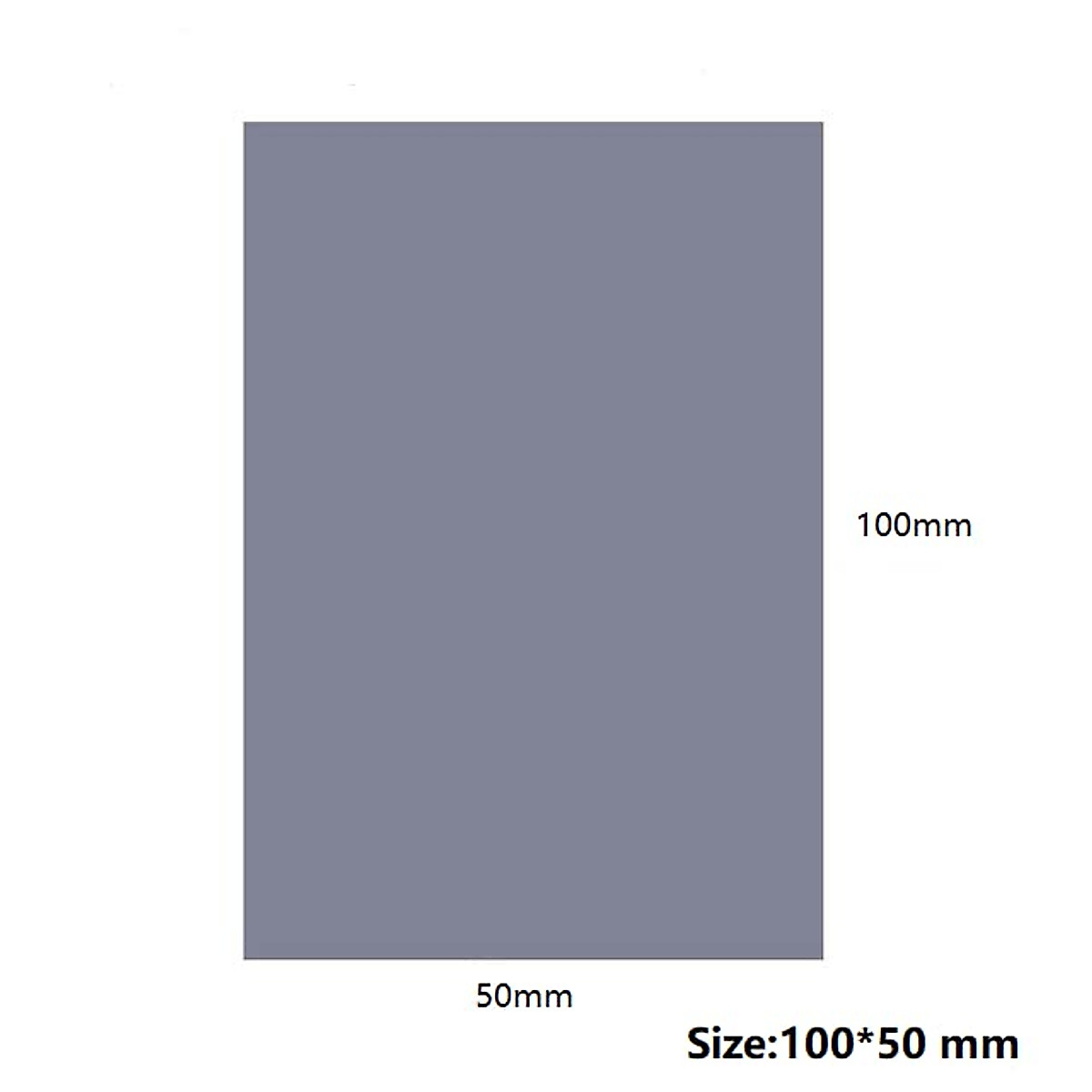 GowizDream Thermal Pad 15.8W/mK 100x50x1.5mm,Non-Conductive High-Temperature Resistance Silicone ThermalPad,High Thermal Conductivity Gap Filler for Laptop,Heatsink,Air Conditioner,GPU,LED & PS4