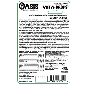 OASIS # 80061 Guinea Pig Vita Drop, 2-Ounce