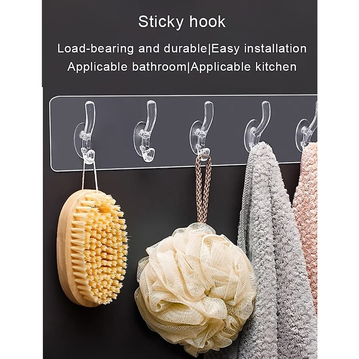 self Adhesive Hanger Towel Hooks Bathroom Organizers Quilt Hanger for Wall for Display Adhesive Hanger Hook Wall Sticker Coat Hook