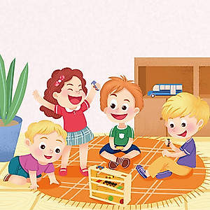 Wooden Ramp Racer. Race Track for Toddlers and 3 Wood Cars and 2 Balls,Toddler Toys for 1 2 3 Year Old Boy and Girl Gifts