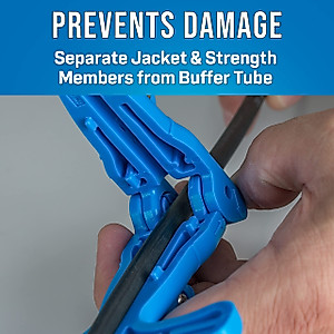 Jonard Tools FOD-2000 Fiber Optic Drop Cable Slitter for 0.250" Flat Cable, Blue