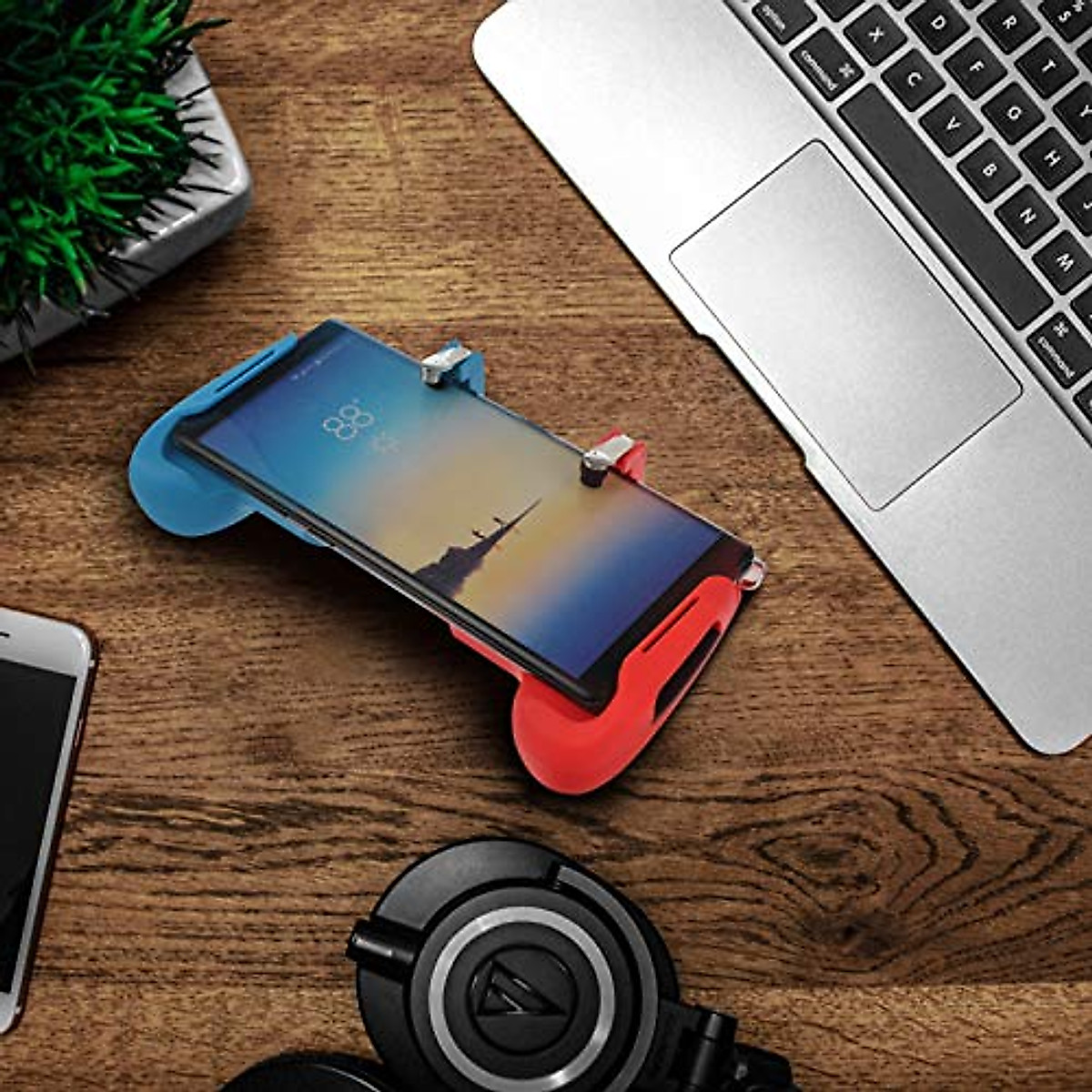 UKCOCO 1pc Controller Fornite/Lightweight Joystic Travel Phone Tablets Useful Blue of Red Trigger Triggers Aim for/Premium Gamepad Shooter Rules Mobile Portable Cell Game-pad