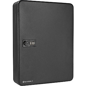 winbest Barska Key Wall Mount 48 Key Cabinet with Combination Lock