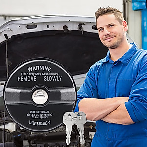 Locking Gas Cap, Lock Fuel Cap Replace 5278655AB for Jeep Wrangler JK TJ Liberty Compass Cherokee Commander Grand Cherokee Patriot & Dodge Ram 1500 2500 Journey Caravan Charger Challenger Avenger More