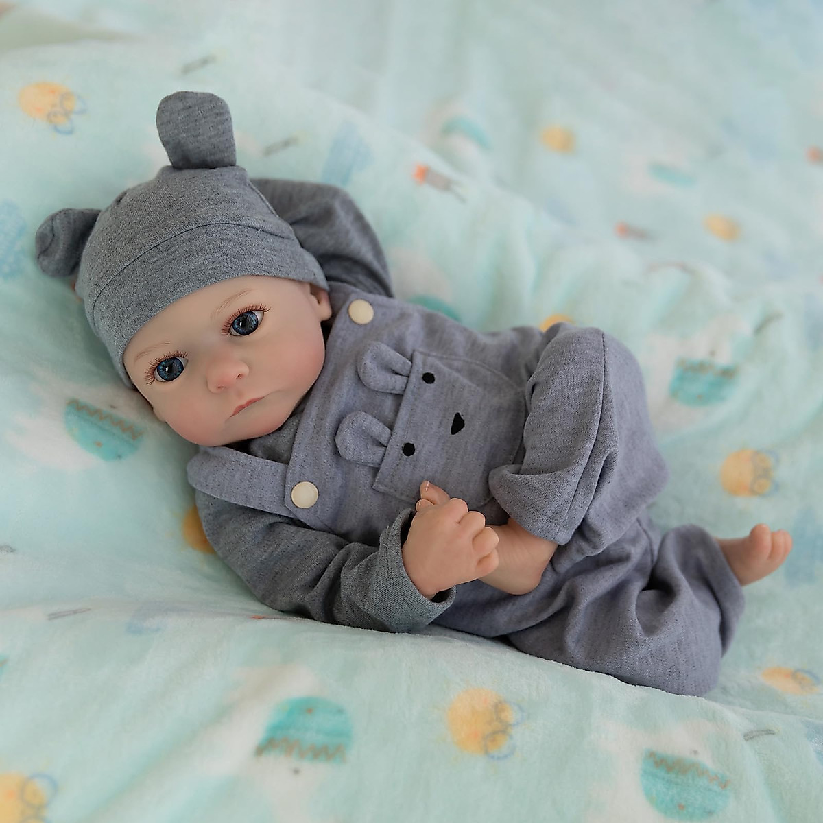 Thorogod Realistic Reborn 18 Inch Baby Doll - Soft Cloth Body, Looks Real for Kids Age 3+