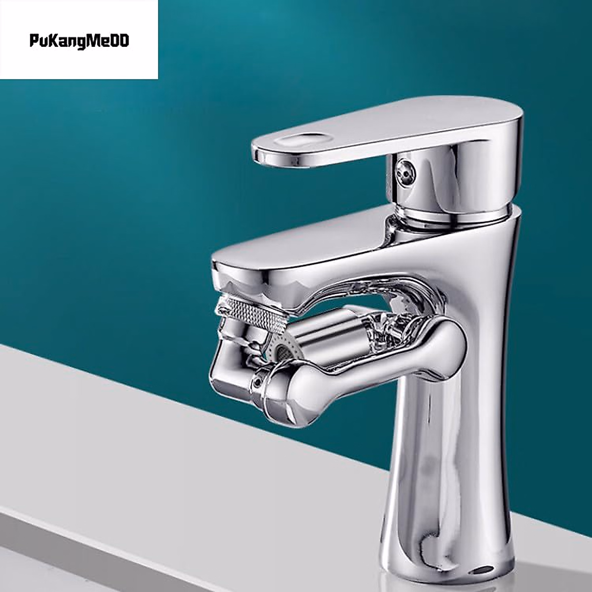 2Pack - BSPIX 1080° Rotating Faucet Aerator Extender (Plastic) with Aerator Wrench - 22mm Inside Diameter Suitable for 20-24mm Faucets - Dual Models And Robotic Arm for Kitchen/Bathroom Sinks