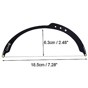 Eyebrow Mapping String Eyebrow Mapper with Strings Design Eyebrow Threading Line Marker Ruler Painting Line Bow Arrow Ruler Semi Permanent Bow and Arrow Line Ruler Measuring Tool (Black)