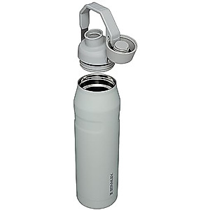 Stanley IceFlow Fast Flow Water Bottle 36 OZ | Angled Spout Lid | Lightweight & Leakproof for Travel & Gym | Insulated Stainless Steel | BPA-Free | Fog Glimmer