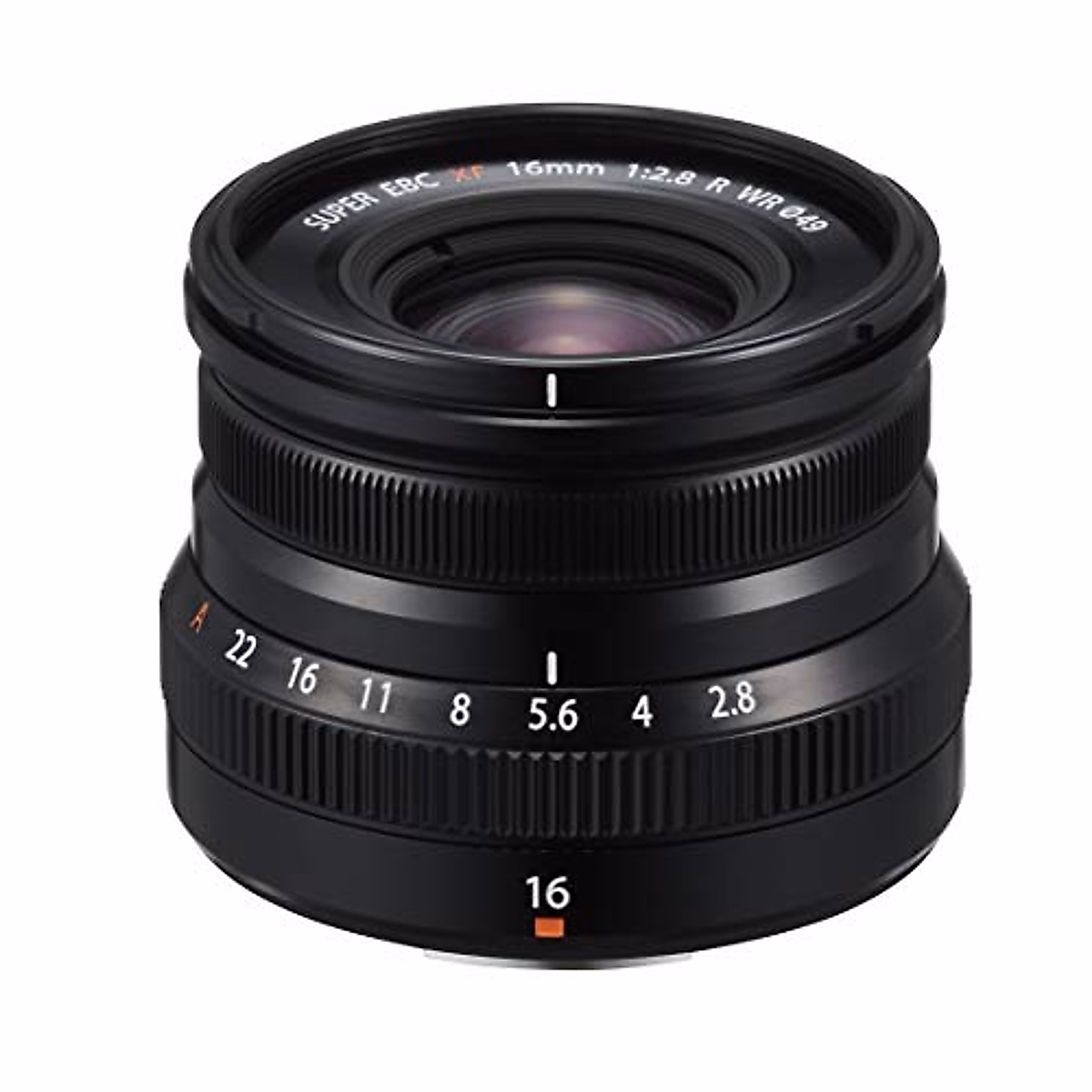 Fujinon XF16mm F2.8 R Weather Resistant Lens, Black