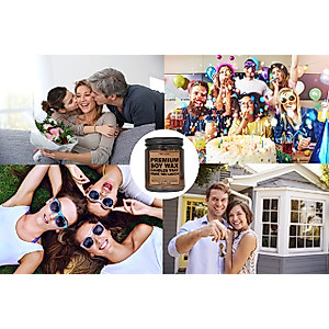 Badass Candle Gifts for Women | You're A Badass Bitch, Keep That Shit Up | Funny Candles for Women Adult Humor | Congratulations for Boss Bitch Friend | Birthday Gifts for Women Who Has Everything