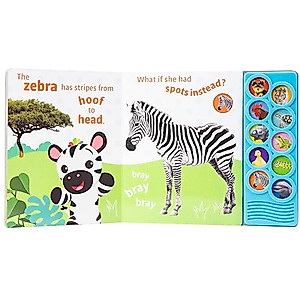 Baby Einstein - Amazing Animals 10-Button Sound Book - PI Kids (Play-A-Sound)