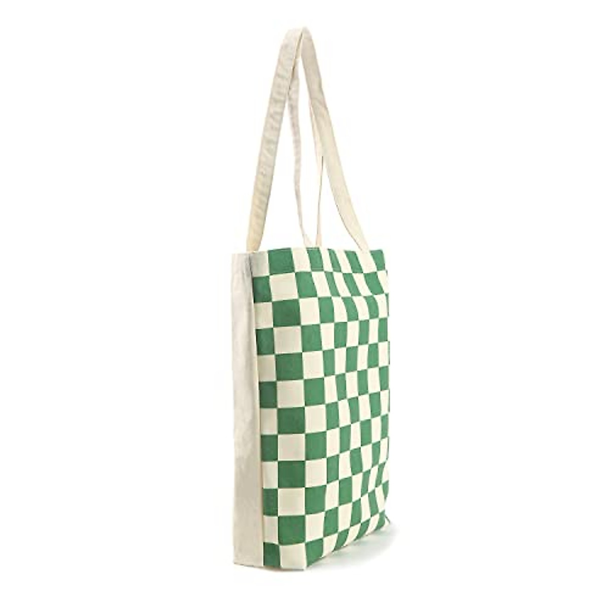 OPG Canvas Bag for Women, Cute Tote Bags with Interior Pocket,Reusable Grocery Bags for Shopping, Beach, College (Flower)