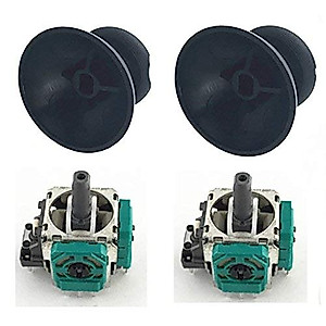 3D Analog Joystick + Thumb Stick Grip Cap Rocker Cover Sensor for Switch NS NX Pro Controller Replacement