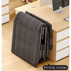 Folding beds Folding Mattress Folding Single Bed Folding beds with pillowtop mattresses Portable Folding beds Folding beds with 4 Adjustable Angles Folding beds for Home, Office and Camp(Color:Grey)