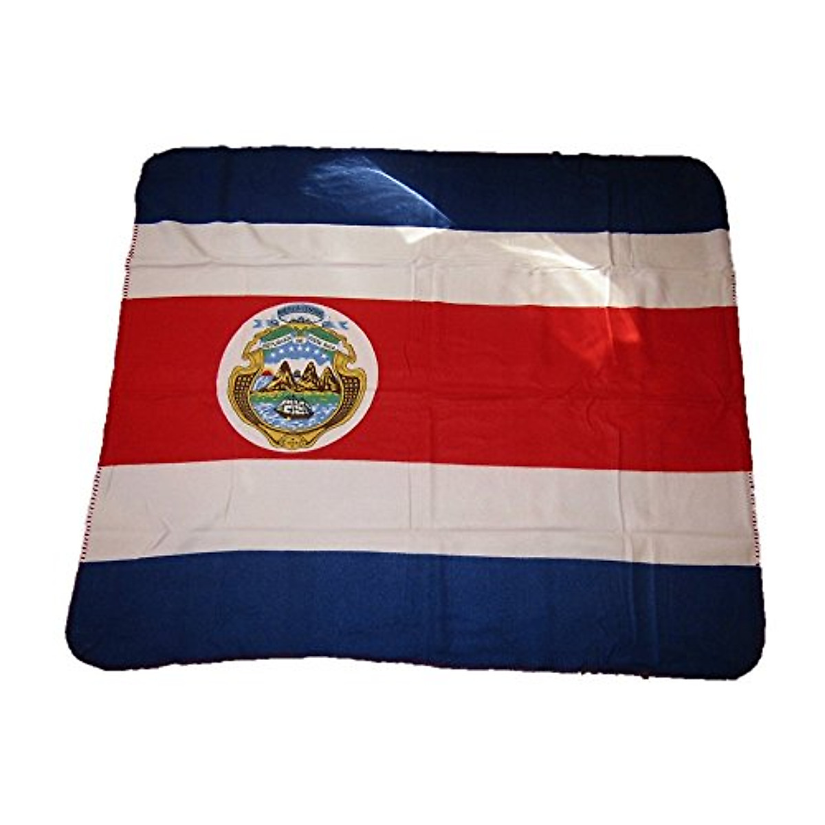 AES Costa Rica Rican Flag 50x60 Polar Fleece Blanket Throw