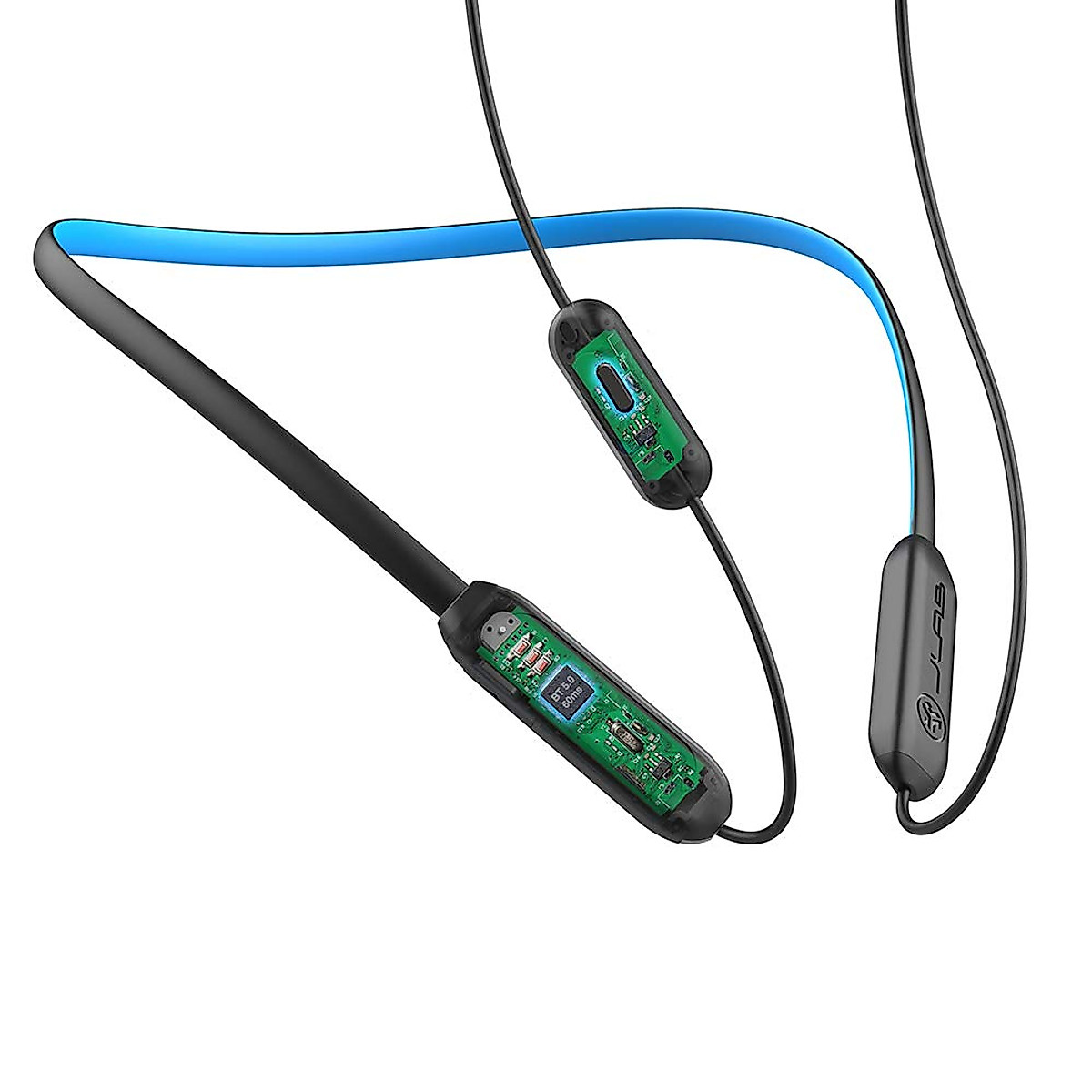 JLab Play Gaming Wireless Earbuds, 11+ Hour Bluetooth 5 Playtime 60ms Super-Low Latency for Mobile Gameplay, Built-in Microphone, AUX Gaming Cord Compatible with Gaming Consoles