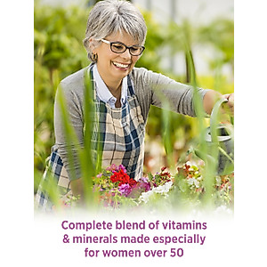 Multivitamin for Women 50 Plus | 100 Caplets | Non-GMO & Gluten Free | ABC Complete Multivitamin | by Nature's Truth