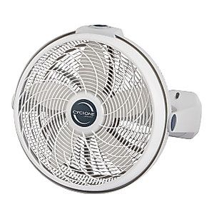 Lasko 3520 20 Inch 3-Speed Cyclone Air Circulator Home Fan, White