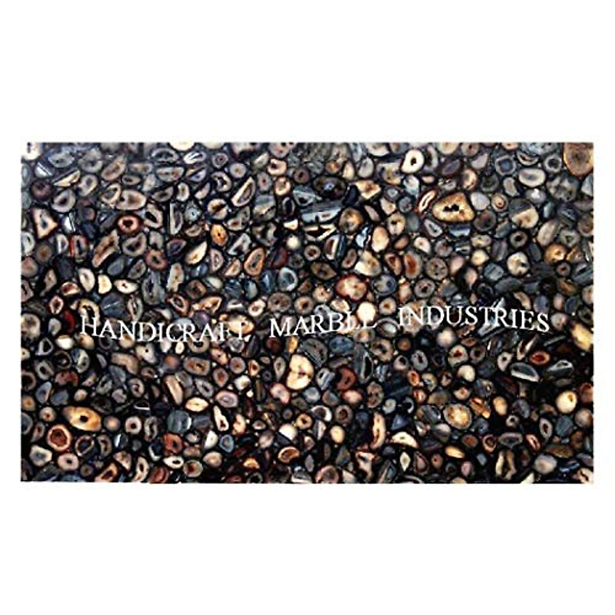 42"x24" Agate Table Top Rectangular Table, Center Table, Coffee Table, Patio Table, Kitchen Table, Hallway Table, Living Room Random Agate