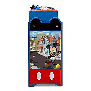 Disney Mickey Mouse Deluxe 9 Bin Design and Store Toy Organizer by Delta Children, Greenguard Gold Certified