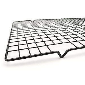 foxwelkin Baking Rack Cooling Rack,Size 16"x 10" - Cool Cookies Cakes Breads - Heavy Duty Commercial Quality Wire Rack (4 pack)