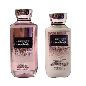 Bath and Body Works A Thousand Wishes Gift Set of Shower Gel and Lotion