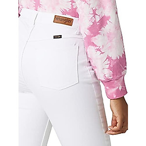 Wrangler womens High Rise Unforgettable Skinny Jeans, Bright White, 12 US