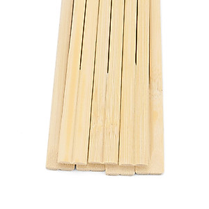 MANCHAP 500 Pairs 8 Inch Chopsticks, 20cm Individually Clear Packaged Bamboo Chopsticks, Chinese Chop sticks Natural Bamboo Chopstick Bulk for Eating, Catering, Takeaway