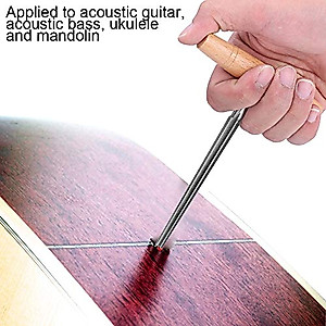 Guitar End Pin Hole Reamer,Guitar Peg Hole Reamer Guitar Tuning Peg Reamer Strap End Pin Drill Bit Tool