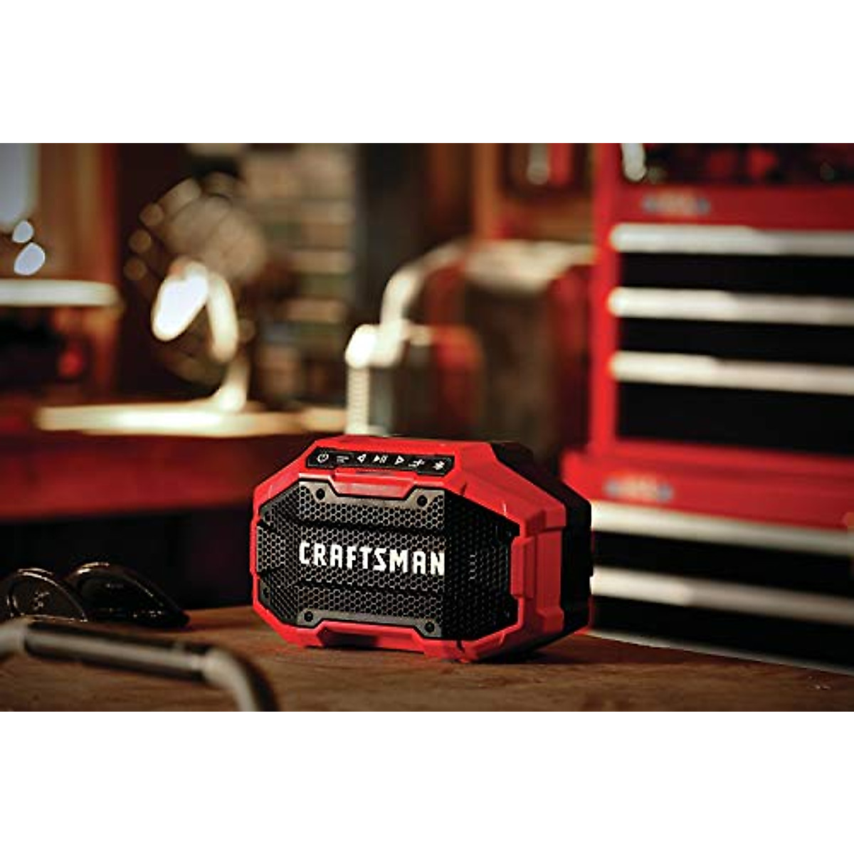 CRAFTSMAN V20 Bluetooth Speaker, Tool Only (CMCR001B) , Red