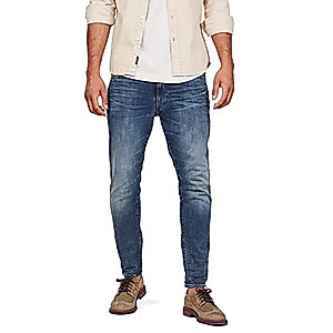 G-Star Raw Men's D-Staq 3D Slim Fit Jeans, Medium Aged, 32W x 30L