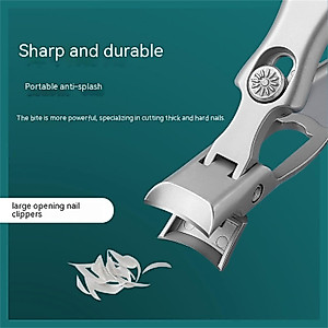Gloniawor Nail Clippers, Dotmalls Nail Clipper, Cumulus Nail Clipper with Catcher, Ultra Sharp Sturdy Fingernail and Toenail Clipper Cutters, Slanted Nail Clippers