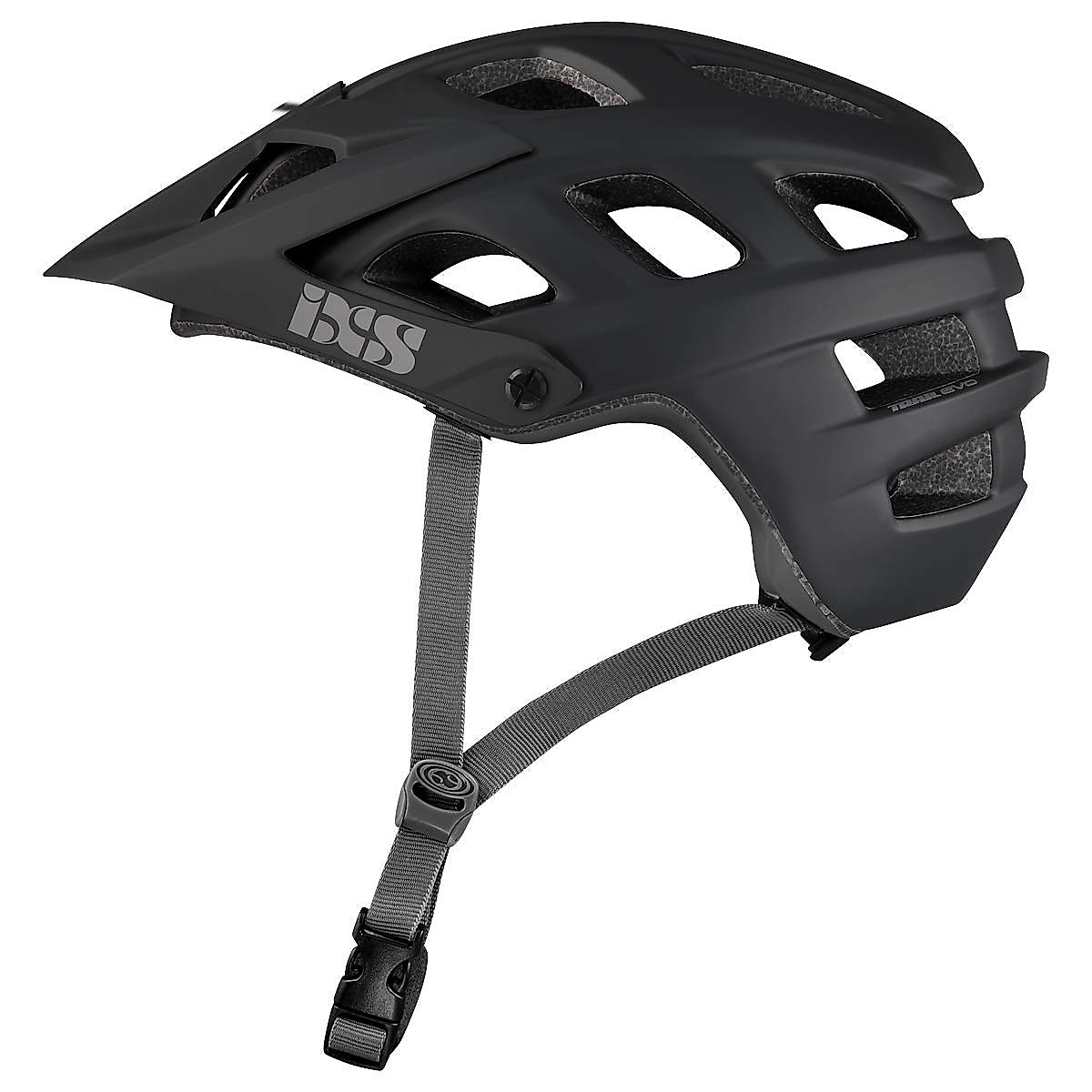 IXS Unisex Trail EVO (Black/XLW)- Adjustable 58-62cm Adult Helmets for Men Women