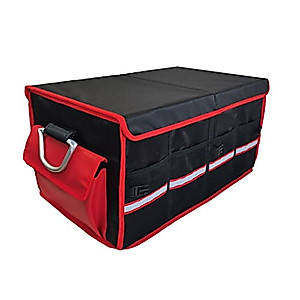 LUVADU ZHJ Trunk Organizers Car Boot Organiser Foldable Divider Storage Box Portable Storage Box Trunk Organizers