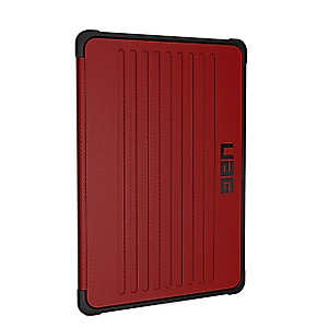 URBAN ARMOR GEAR UAG Designed for iPad 9.7 Universal Case - iPad 9.7 (2017 5th Gen & 2018 6th Gen), iPad Pro 9.7, iPad Air 1/Air 2 Metropolis Folio Rugged Military Drop Tested, Magma w/Black Logo