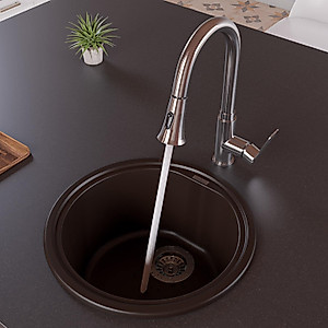 ALFI brand AB1717DI-C Kitchen Sink, Chocolate
