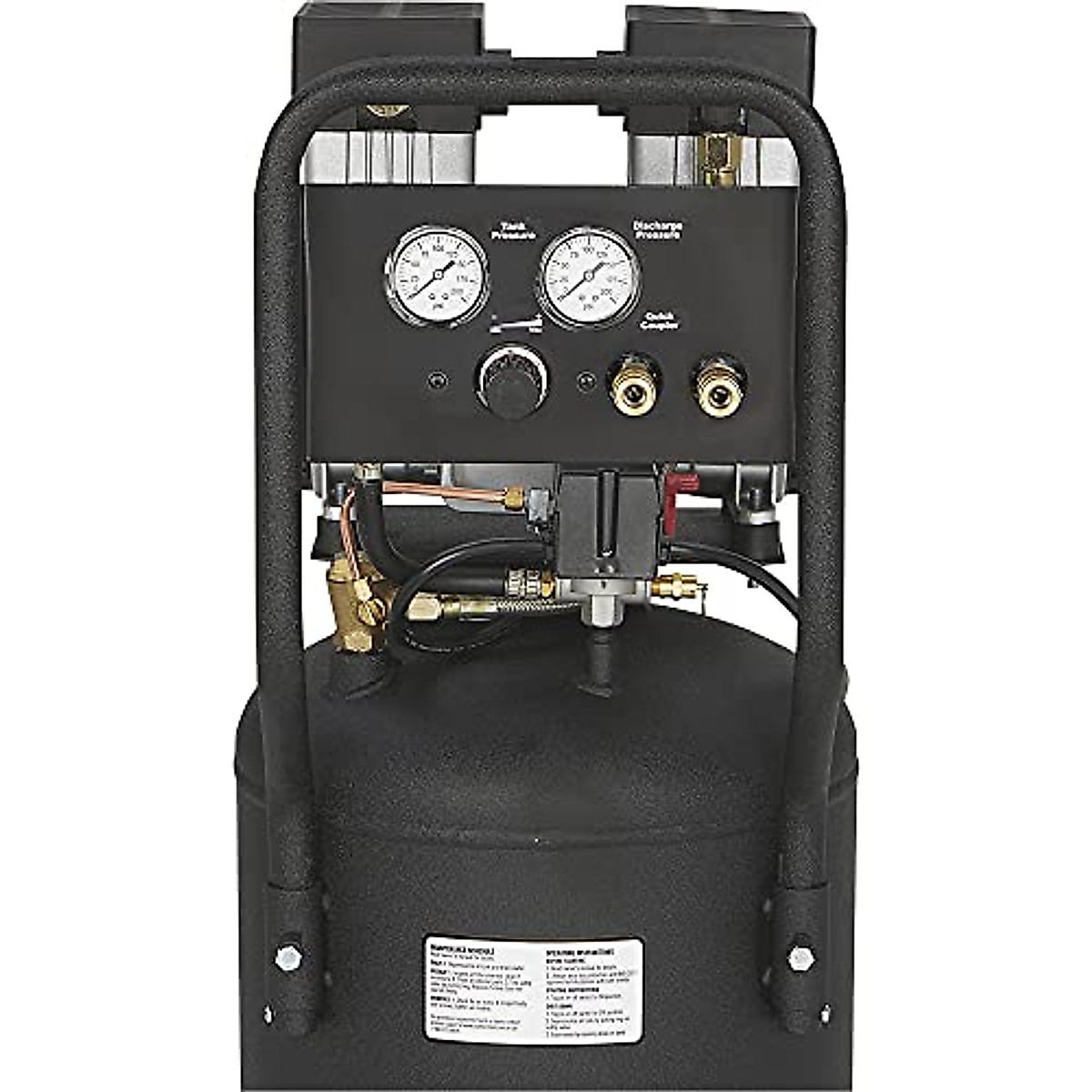 NorthStar Portable Electric Air Compressor - 2 HP, 20-Gallon Vertical Tank, Super-Quiet Operation, Oil-Free Pump, 5.4 CFM @ 90 PSI