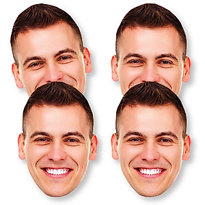Big Dot of Happiness Fun Face Cutout Decorations - Set of 20 - DIY Custom Photo Head Cut Out Essentials - Face Photo Custom - Custom Face Decorations - Upload 1 Photo