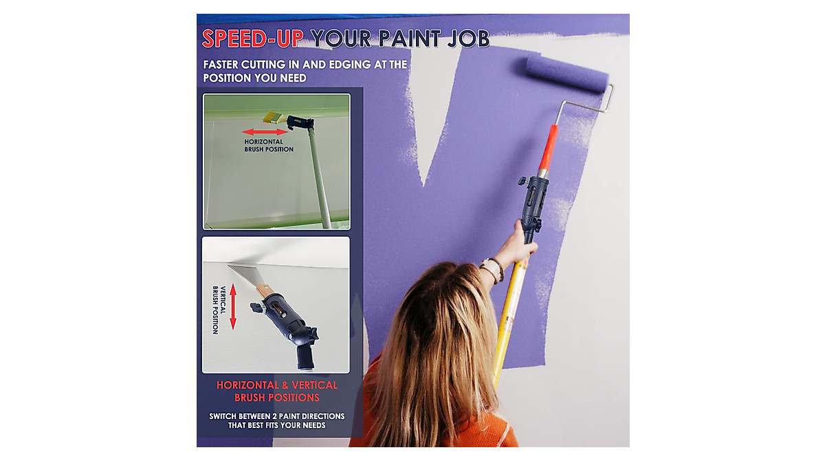 Aolamegs Multi-Angle Paint Brush for High Ceilings